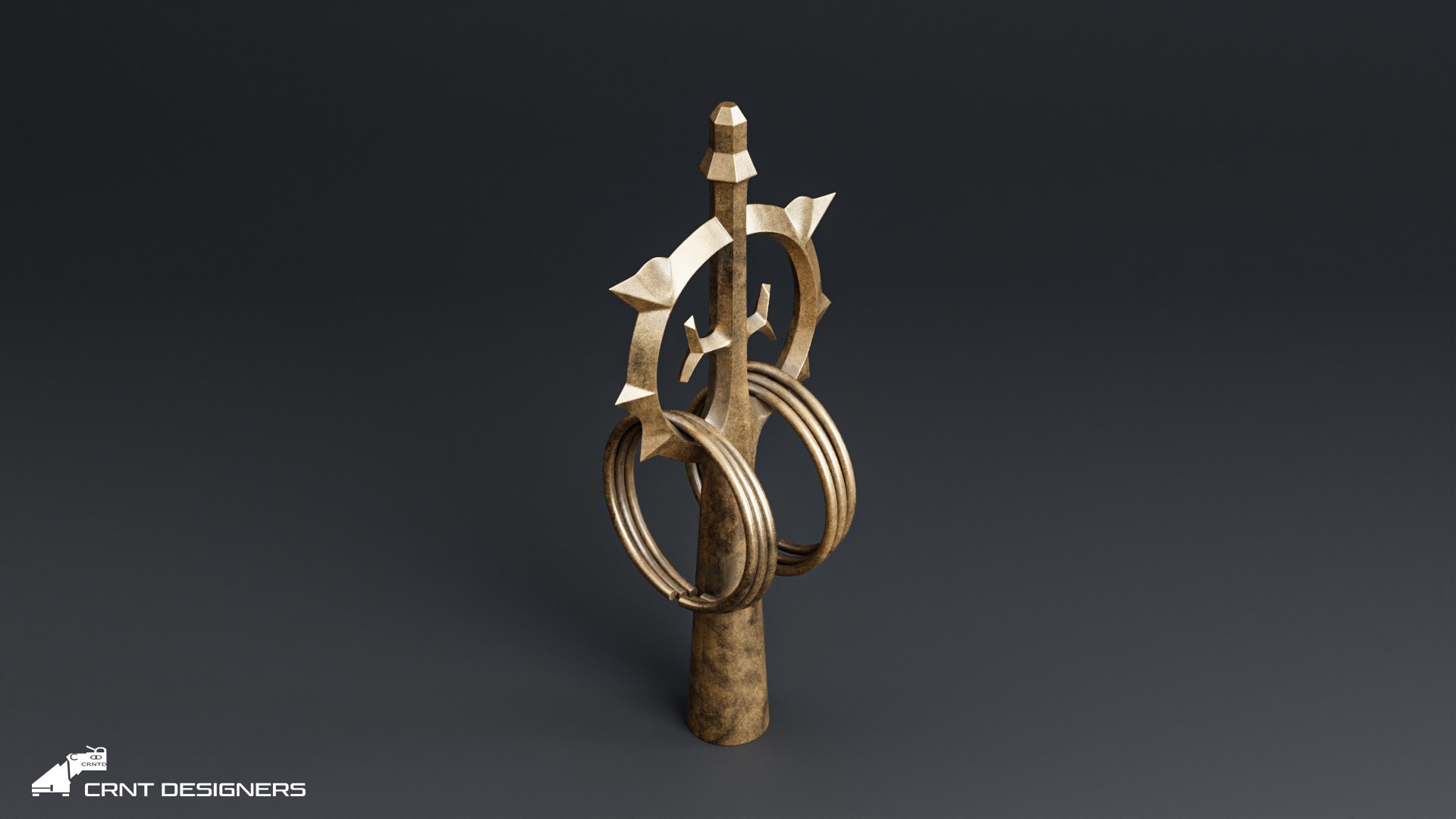 Shakujo Monk Staff 3D Model 3D Model - TurboSquid 2407791