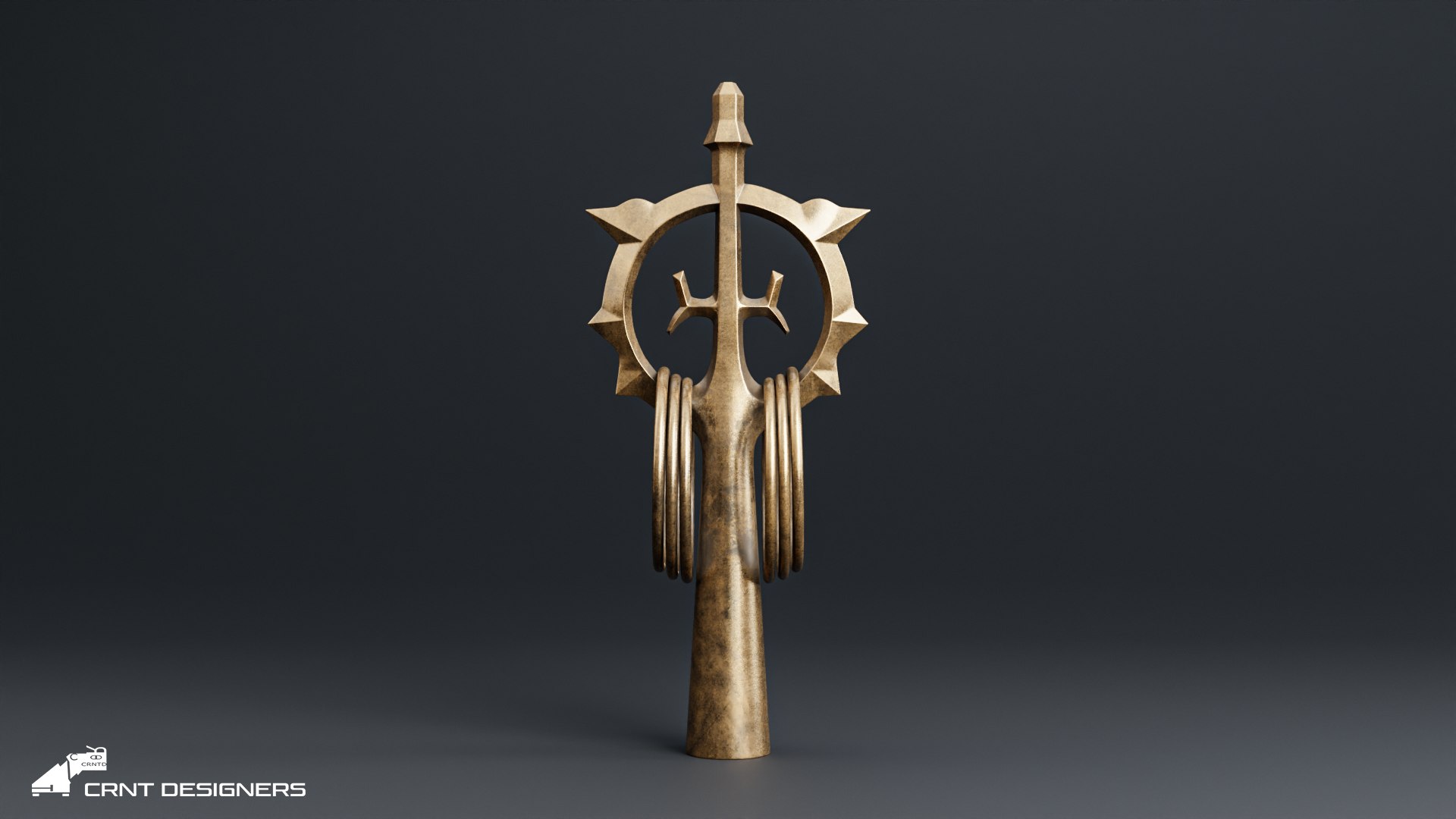 Shakujo Monk Staff 3D Model 3D Model - TurboSquid 2407791