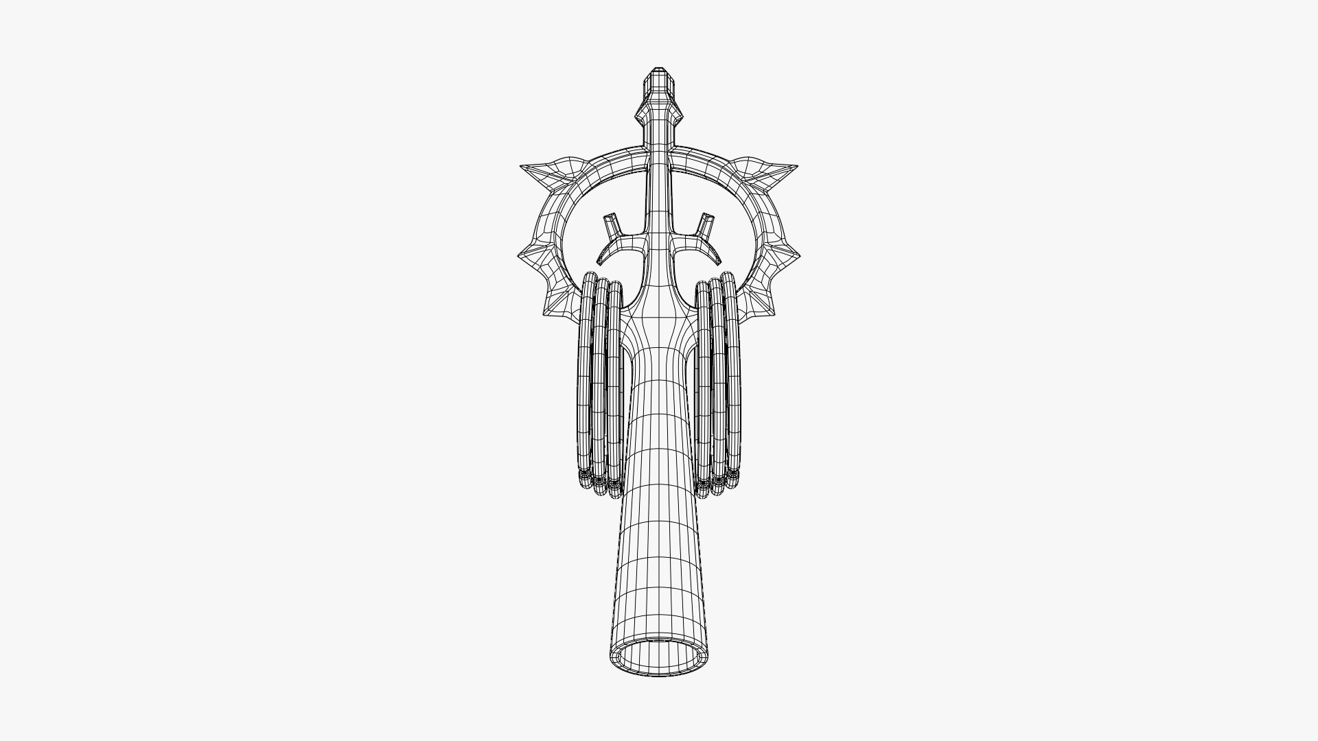Shakujo Monk Staff 3D Model 3D Model - TurboSquid 2407791