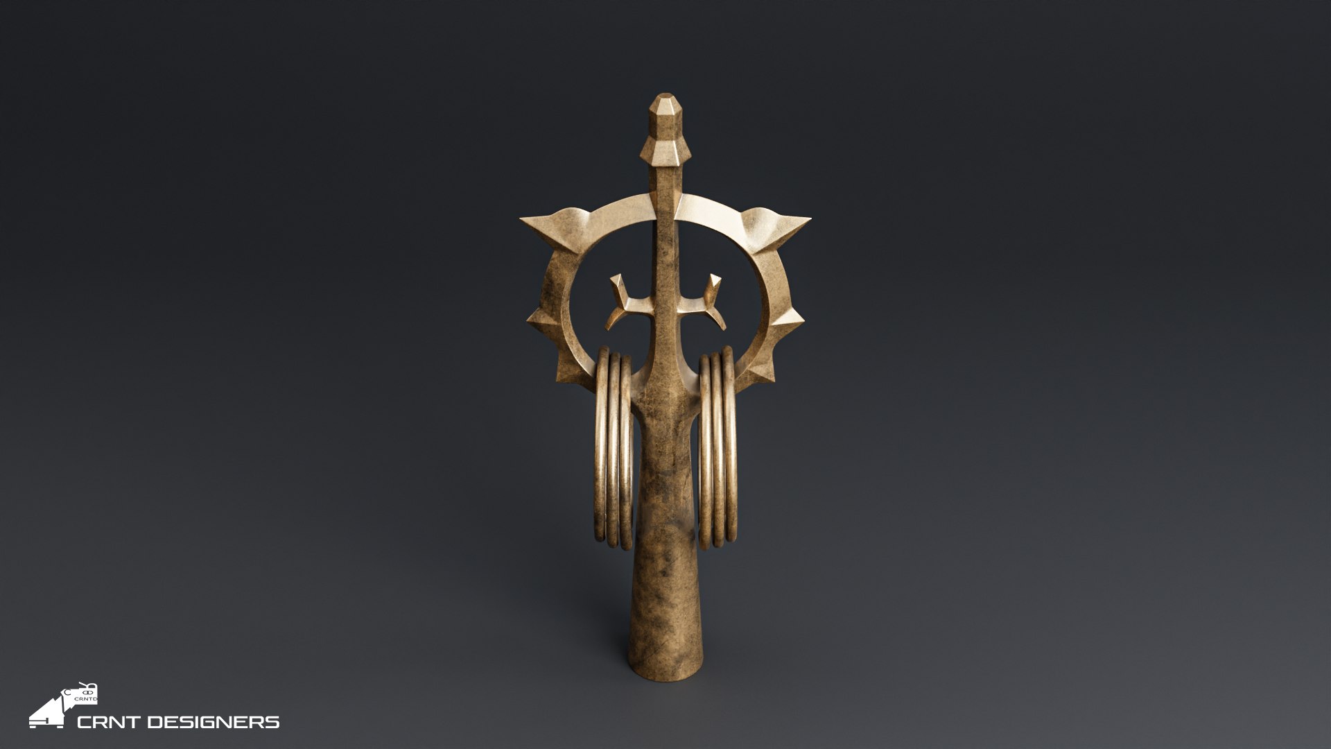 Shakujo Monk Staff 3D Model 3D Model - TurboSquid 2407791