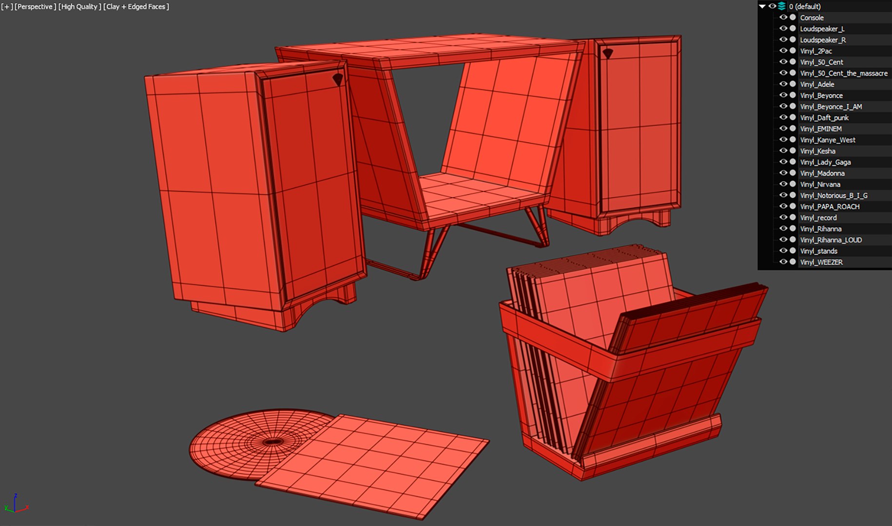 Set Music 3D Model - TurboSquid 1896677