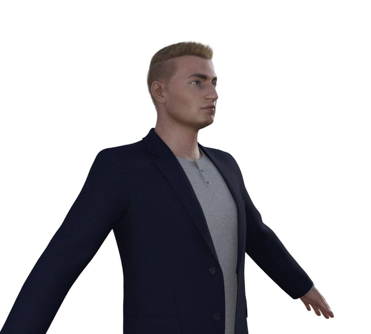 3D Michael Realistic Character Model - TurboSquid 2030443