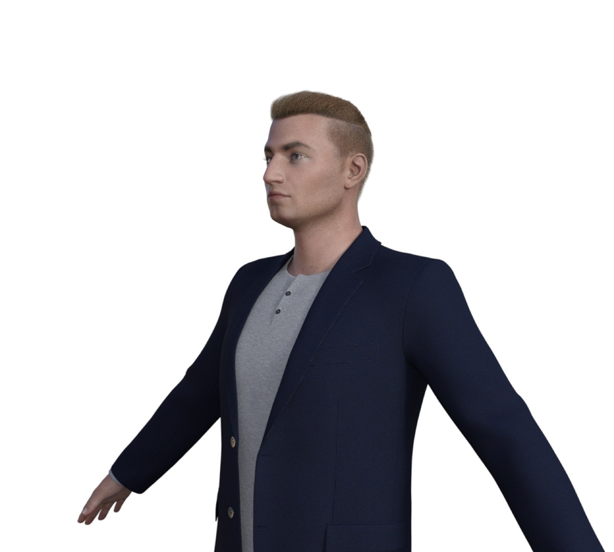 3D Michael Realistic Character Model - TurboSquid 2030443