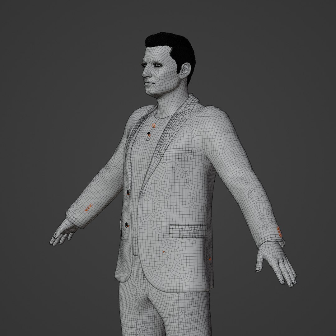 3D Michael Realistic Character Model - TurboSquid 2030443