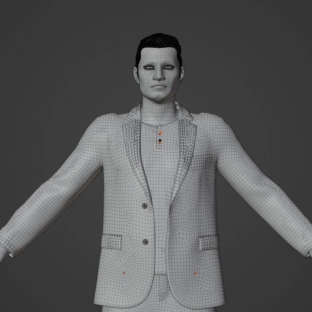 3D Michael Realistic Character Model - TurboSquid 2030443