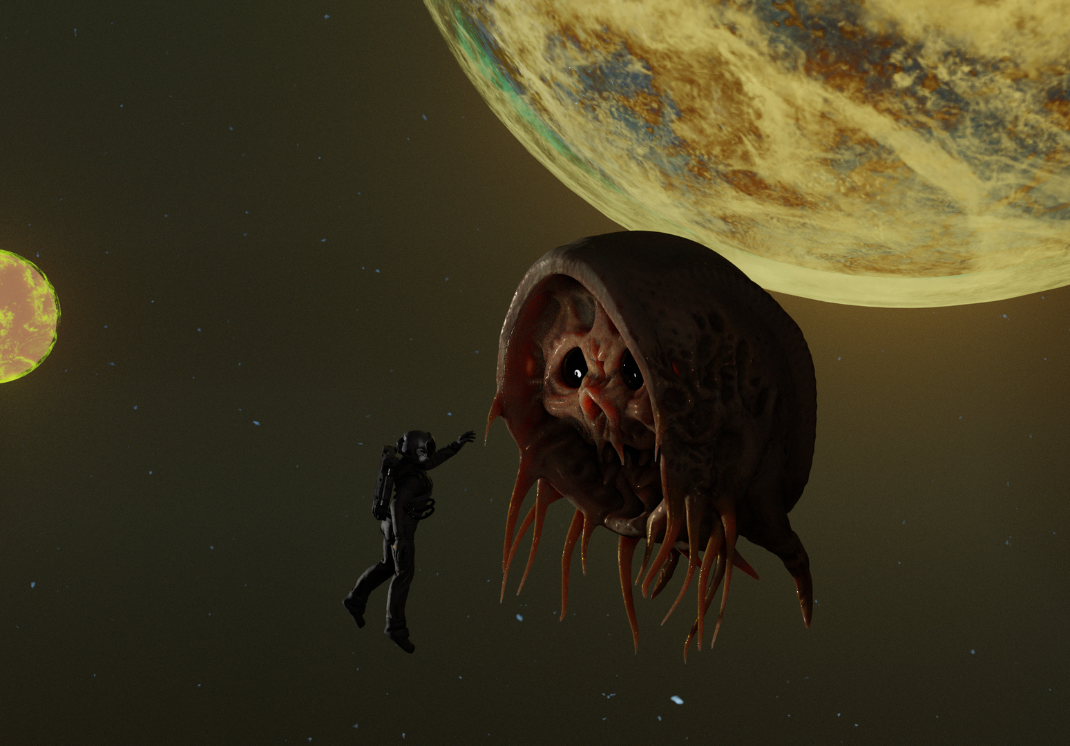 3D Alien dave - TurboSquid 1952163