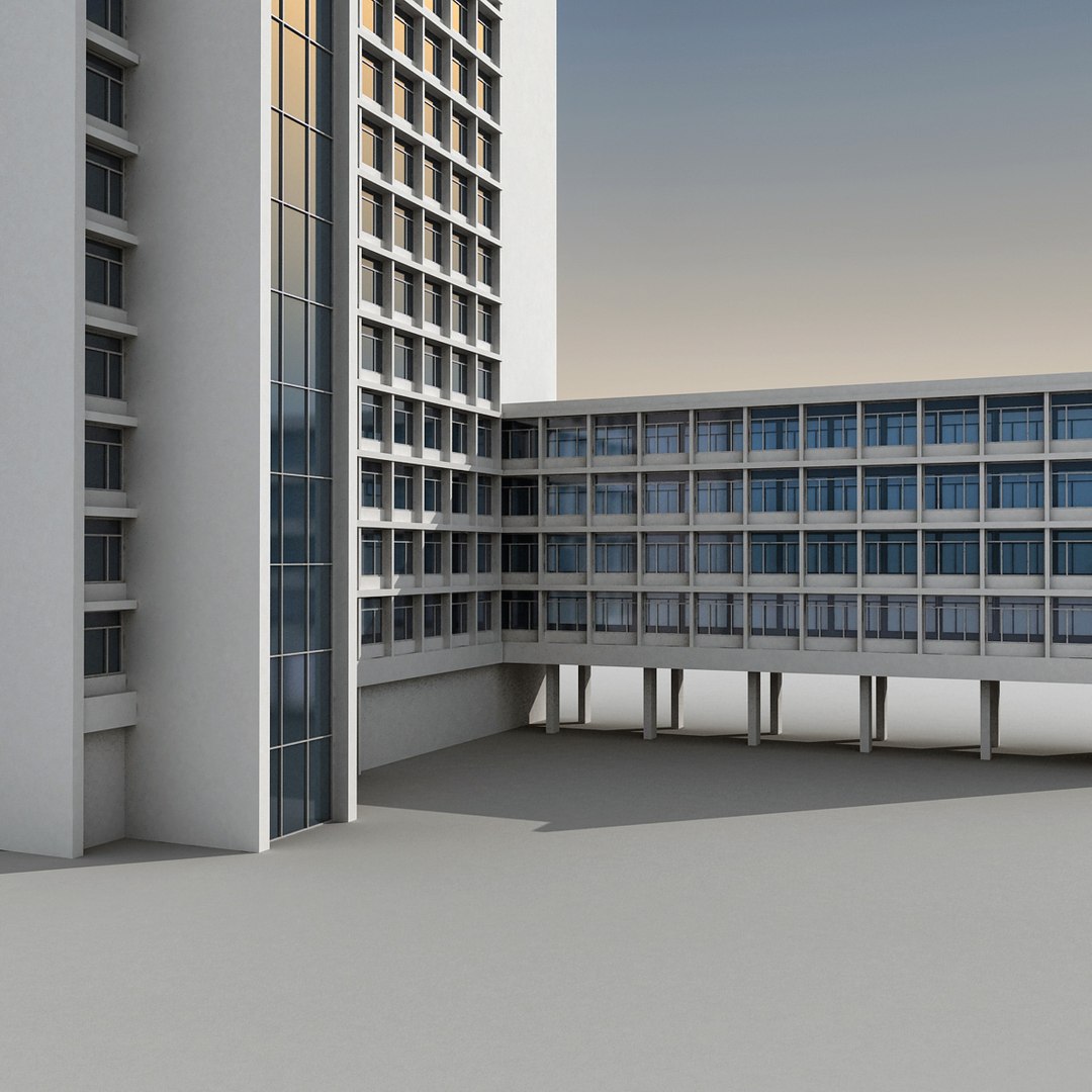 3d Modern Building