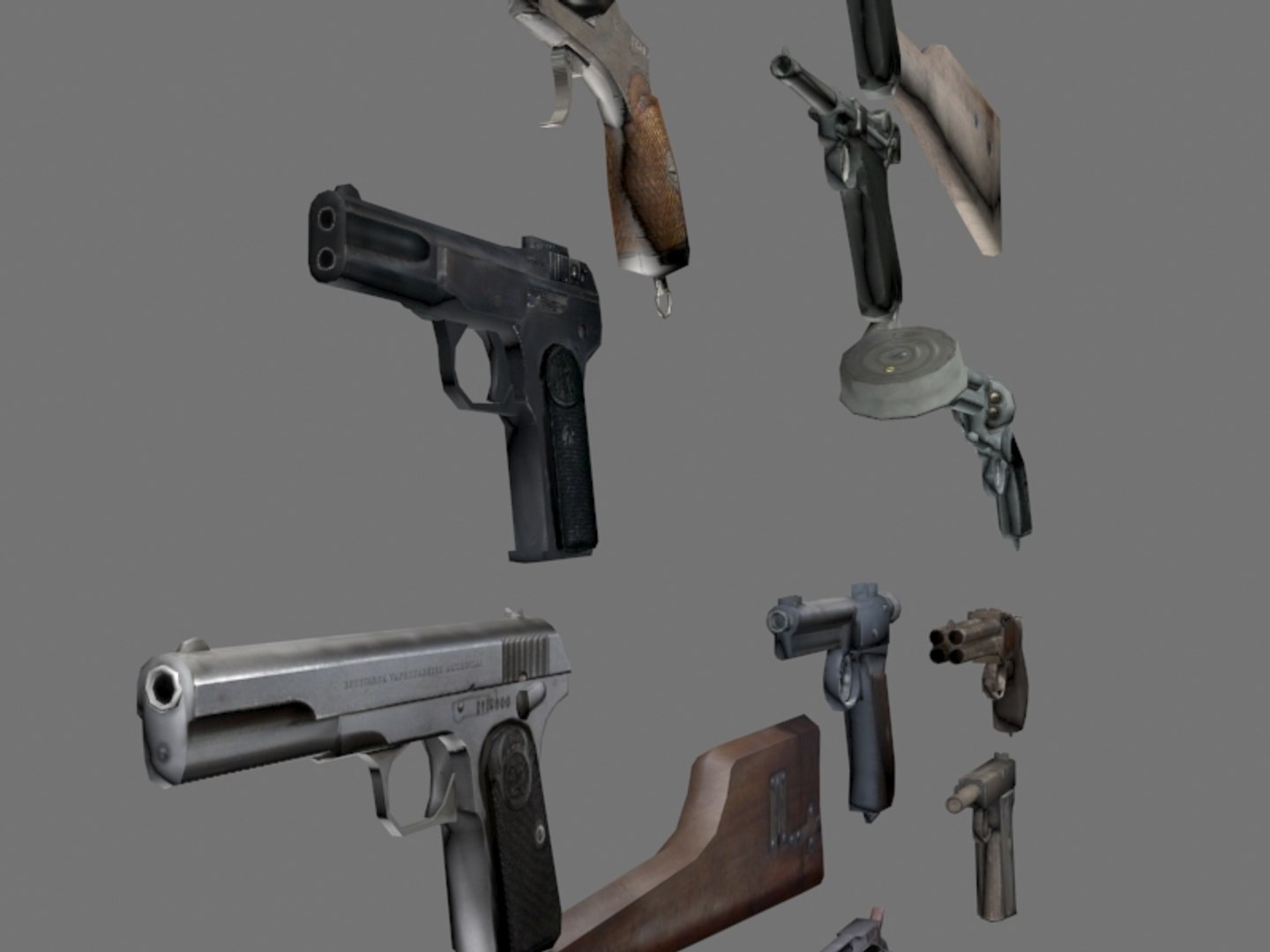 Bergmann Mg15 Browning 3d Model