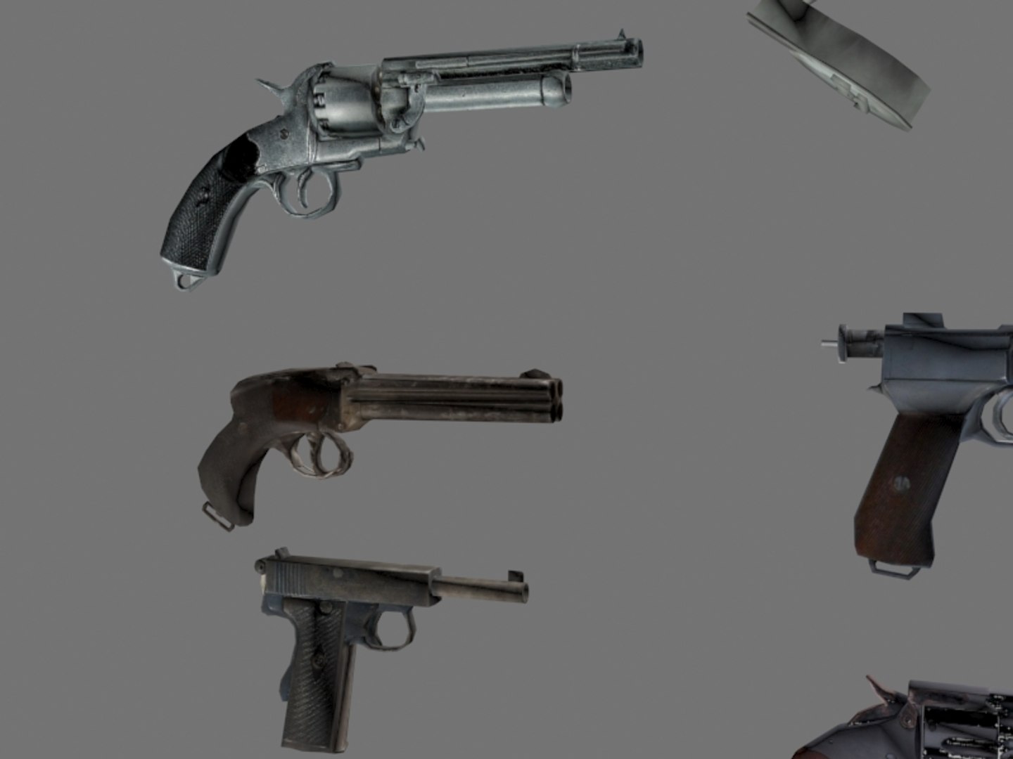 bergmann mg15 browning 3d model