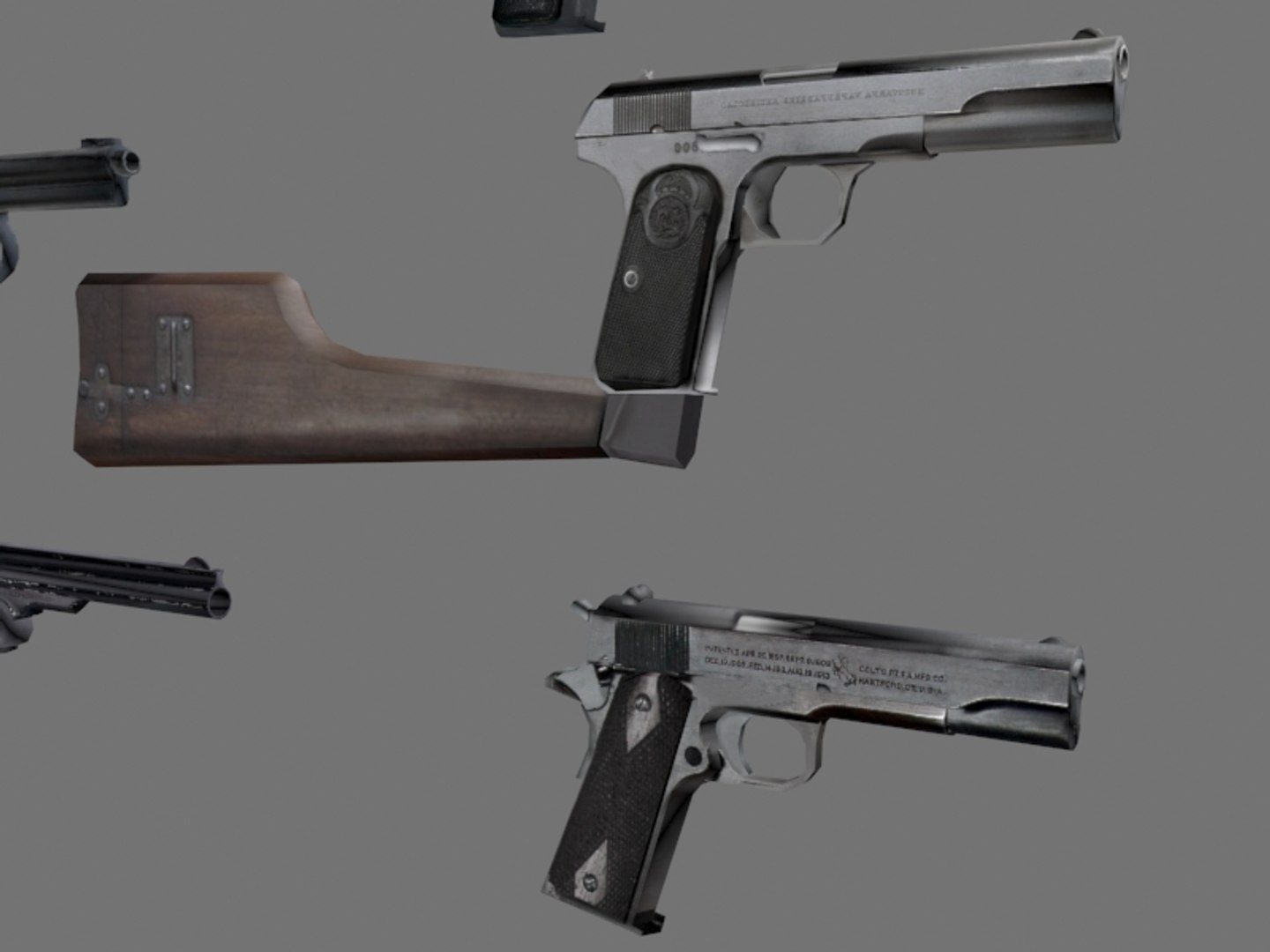 Bergmann Mg15 Browning 3d Model