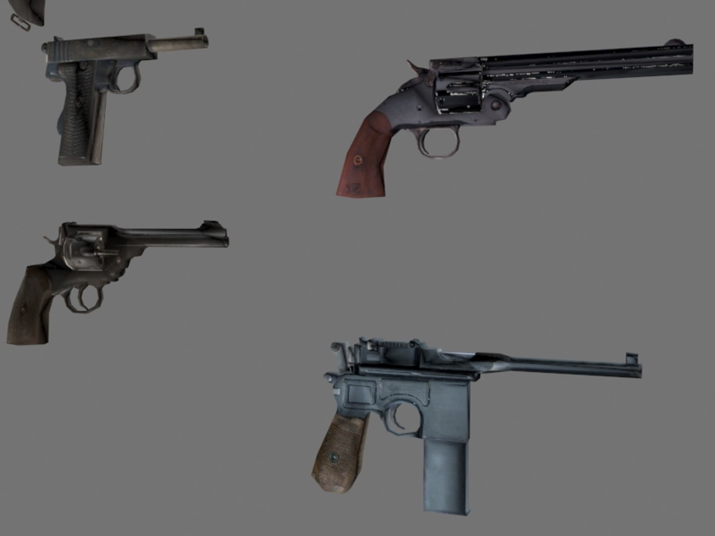 Bergmann Mg15 Browning 3d Model