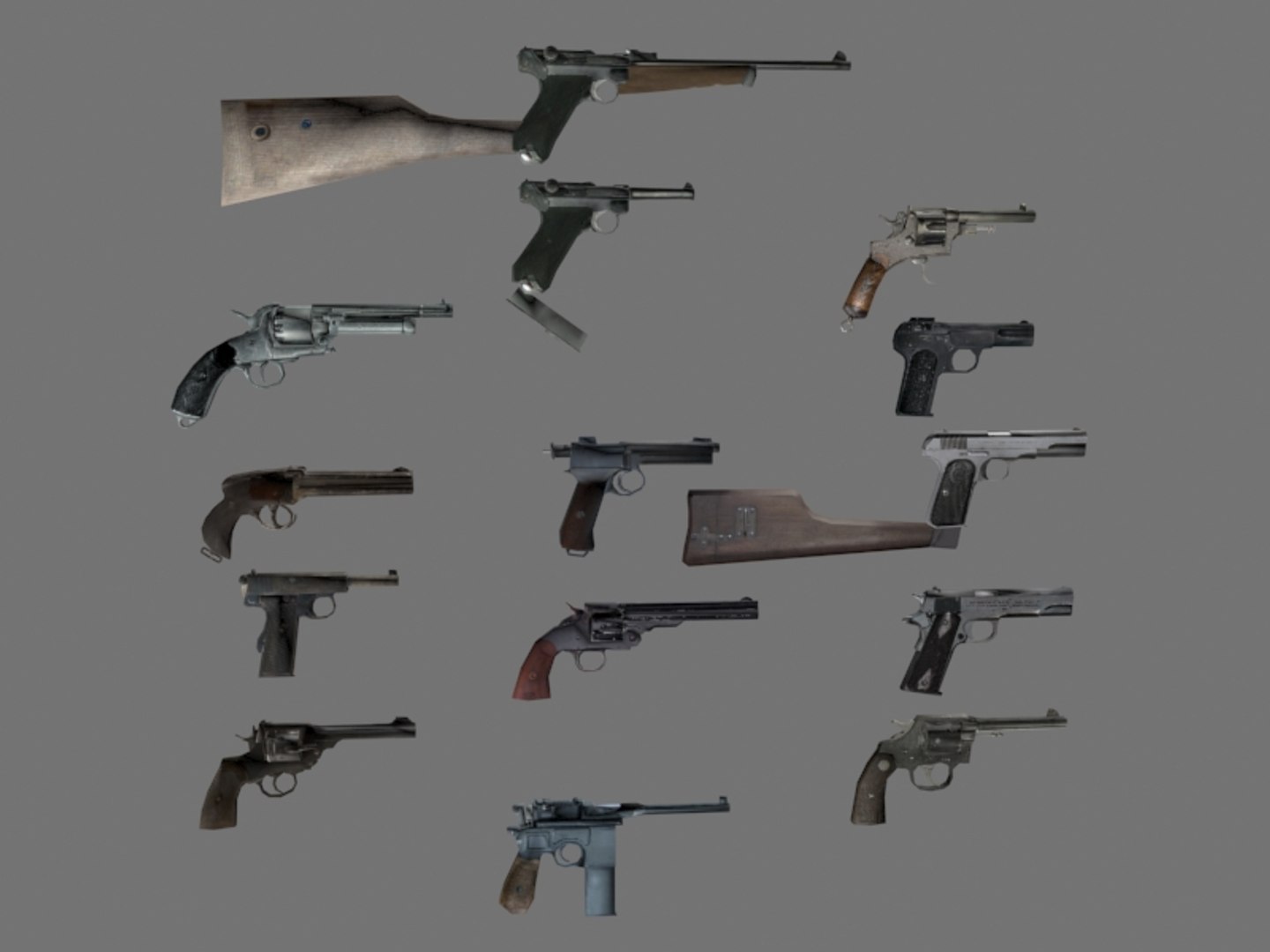 Bergmann Mg15 Browning 3d Model