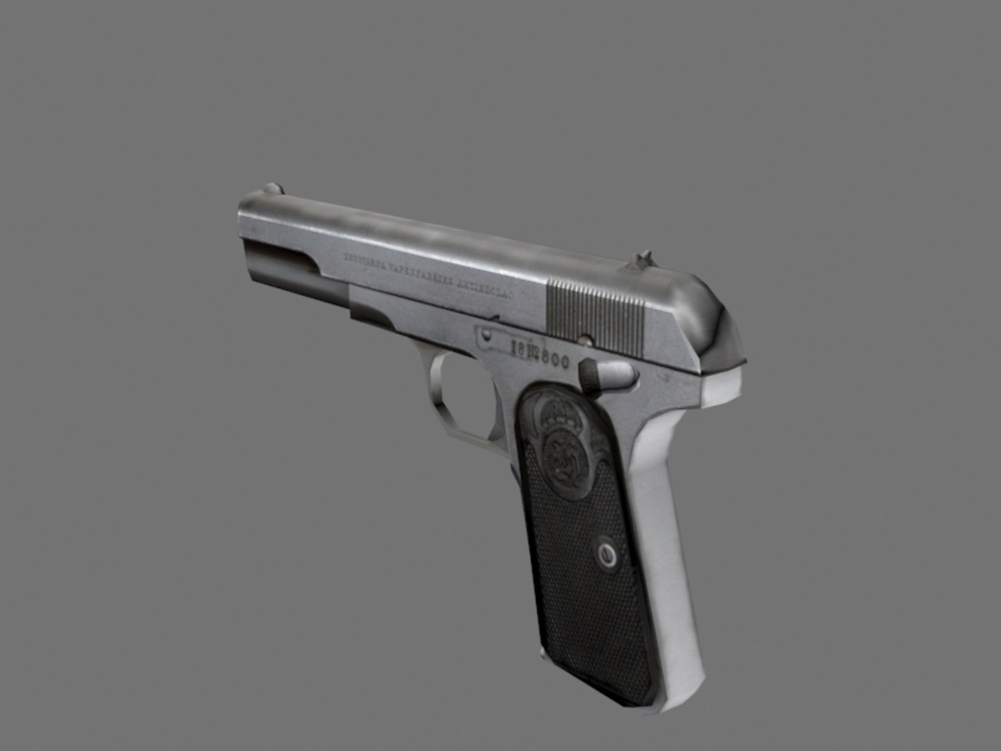 bergmann mg15 browning 3d model