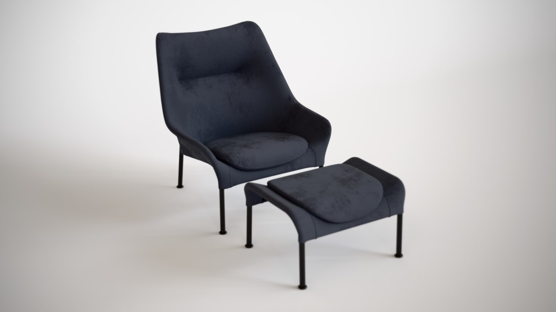 modelo 3d Otomana y sillón O2 de Hay - TurboSquid 2456868