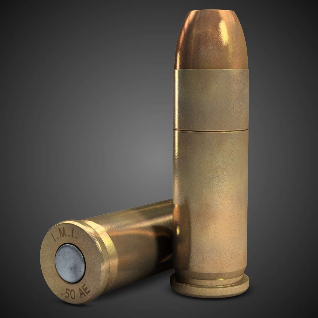 Cartridge 0 50 Mm 3d Model
