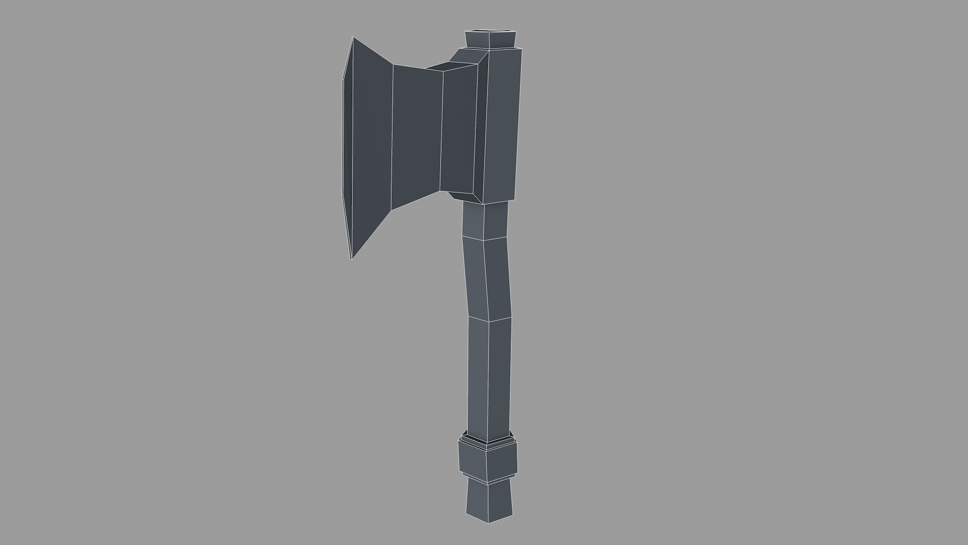 3d Simple Axe Model