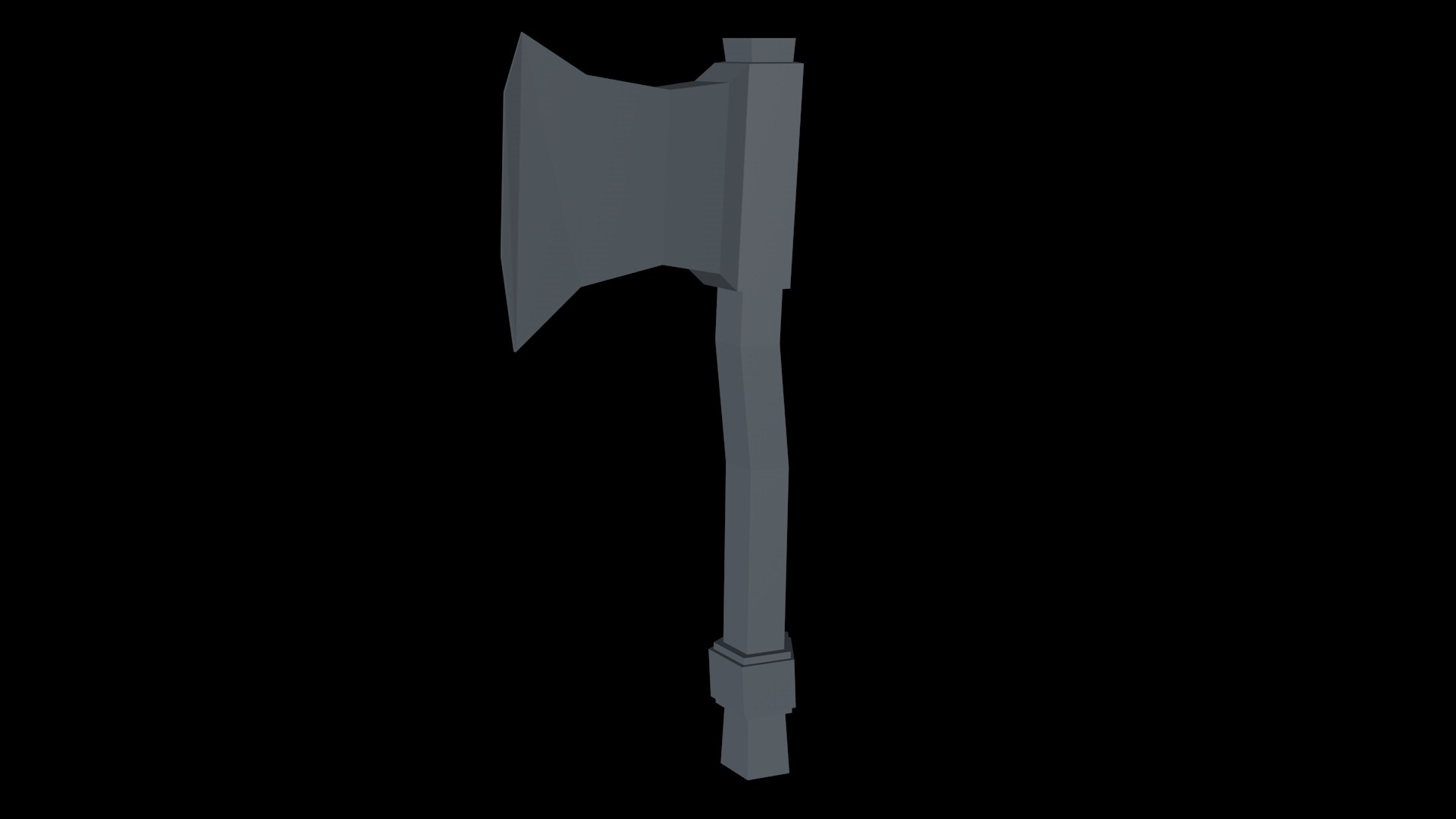 3d Simple Axe Model