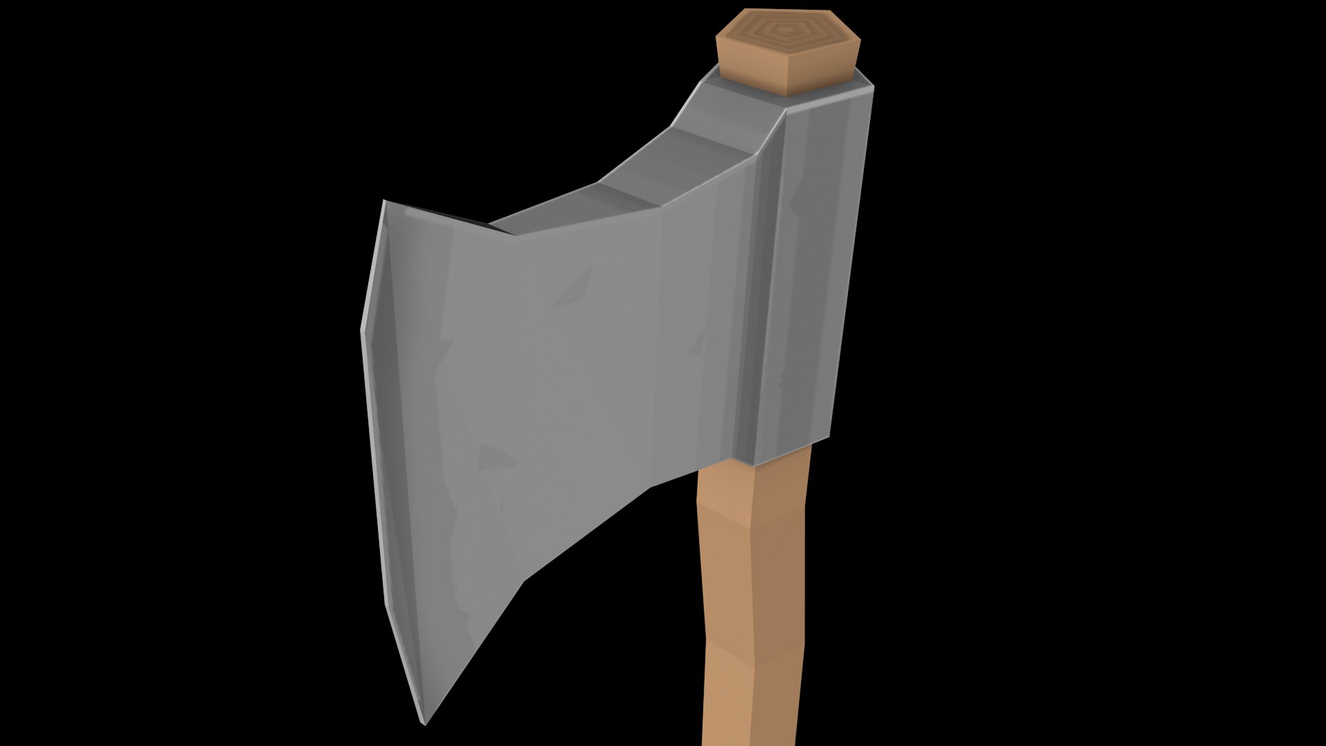 3d Simple Axe Model