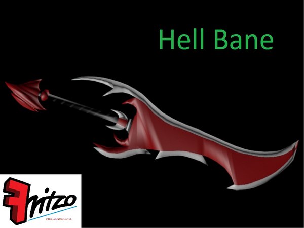 modelo 3d Hell Bane - Espada - TurboSquid 623867