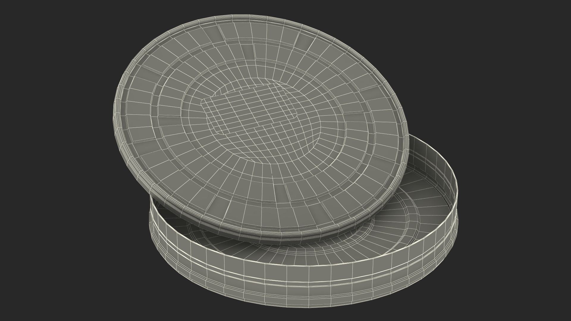 3D Vintage Movie Negative Film Reel Case Model - TurboSquid 2140326