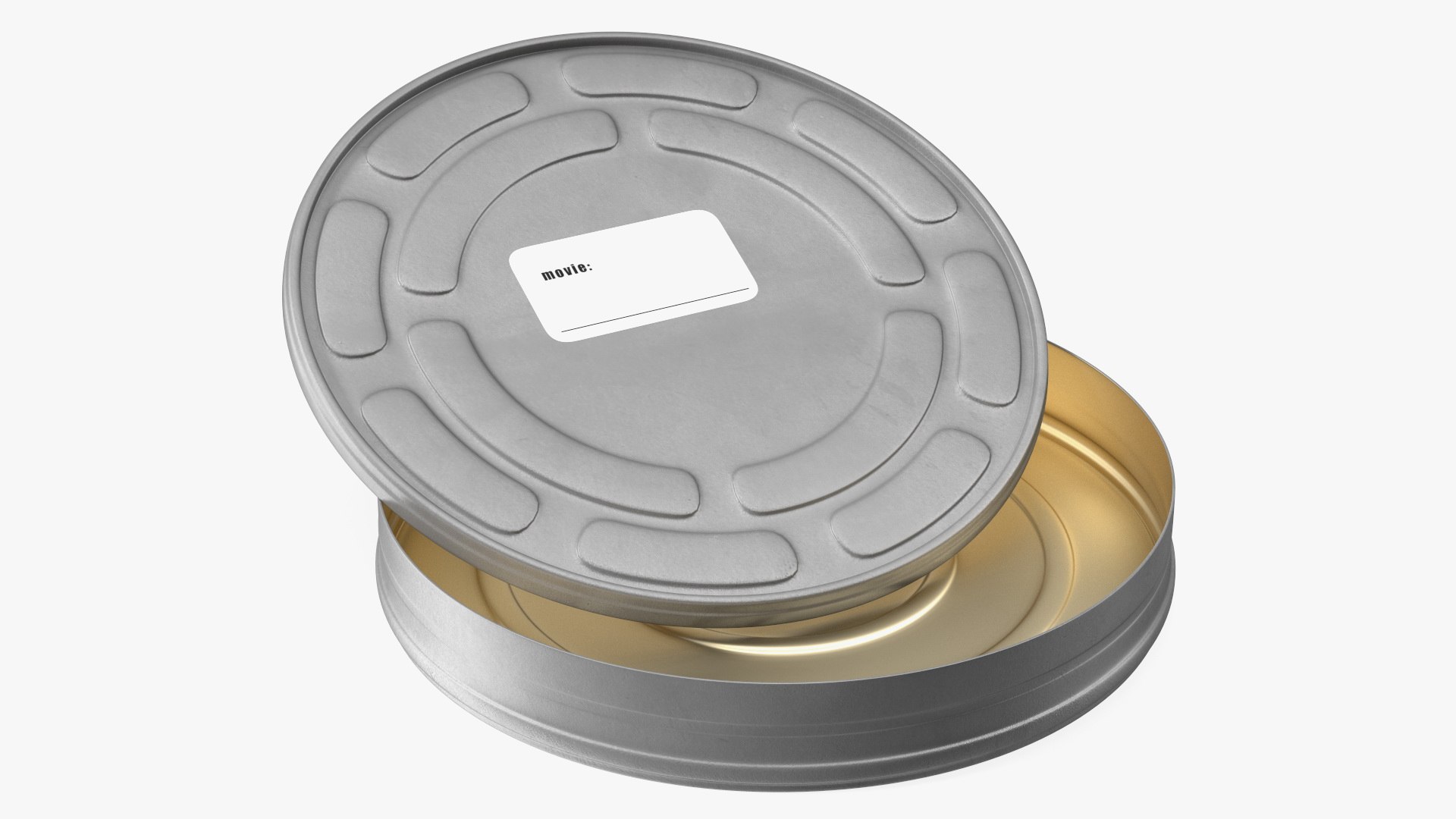 3D Vintage Movie Negative Film Reel Case model - TurboSquid 2140326