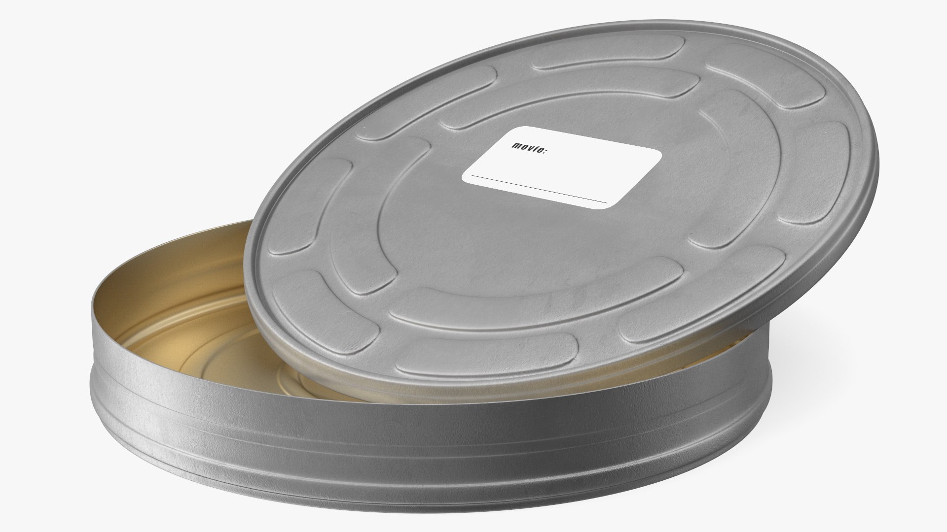 3D Vintage Movie Negative Film Reel Case Model - TurboSquid 2140326