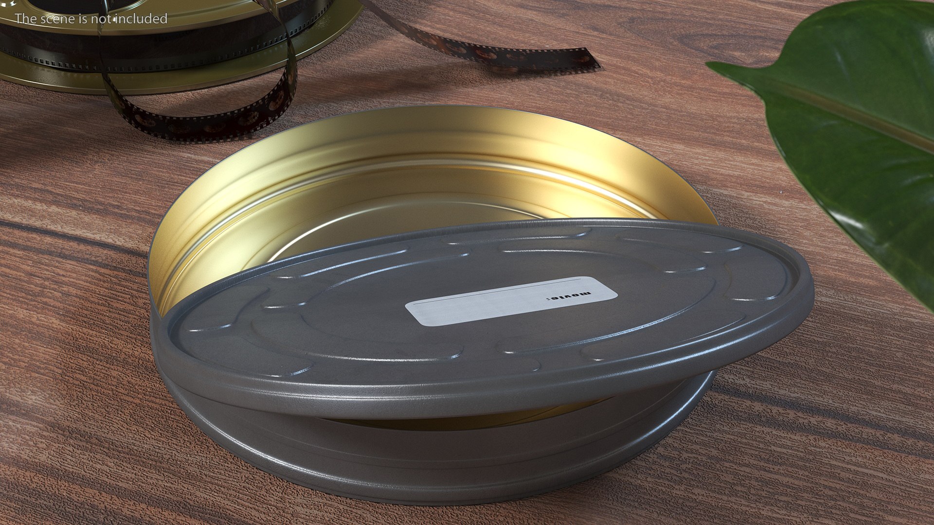 3D Vintage Movie Negative Film Reel Case Model - TurboSquid 2140326