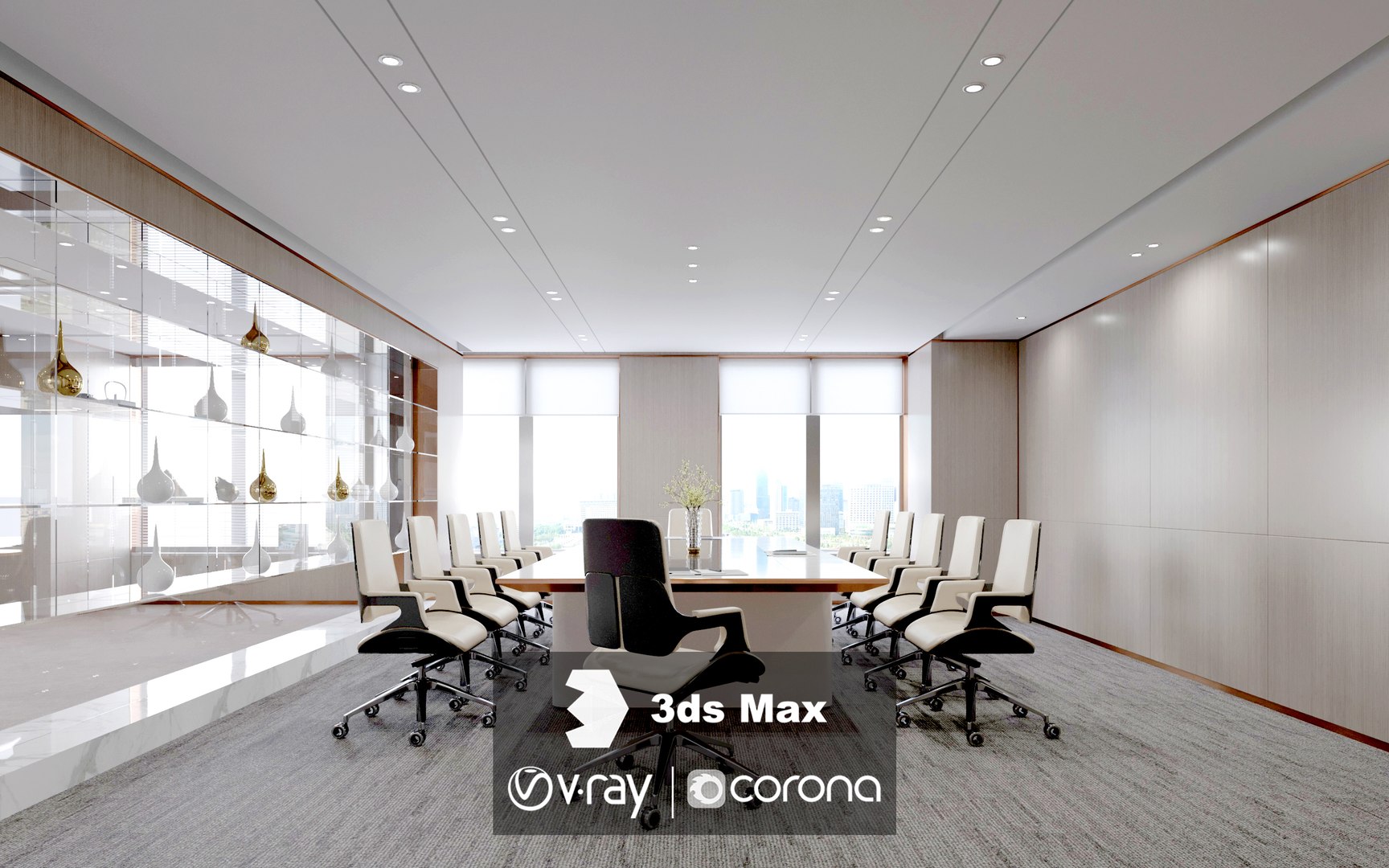 Conference Room 3D Model - TurboSquid 2028441