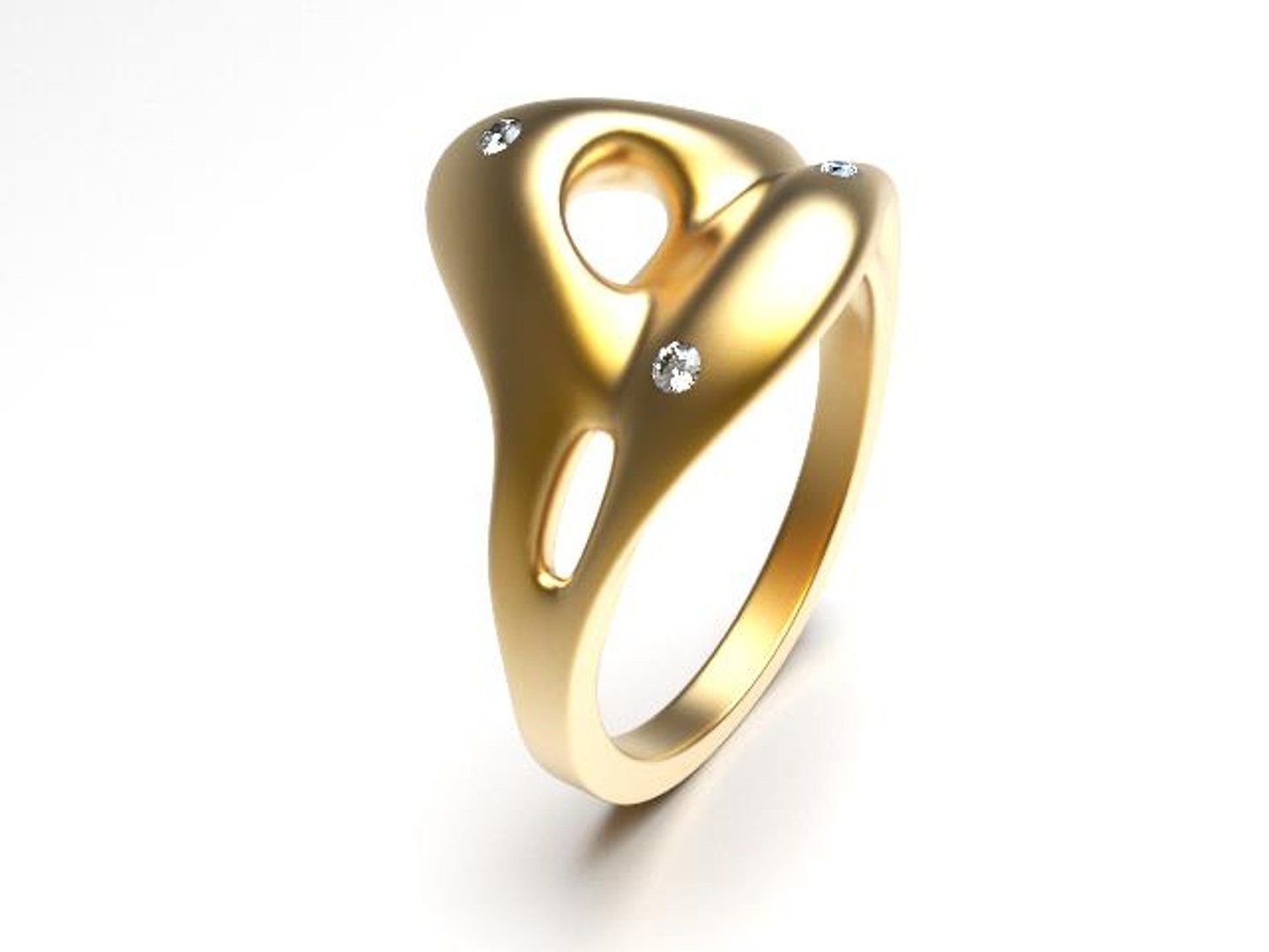 Ready Print Organic Ring Model - TurboSquid 1234879