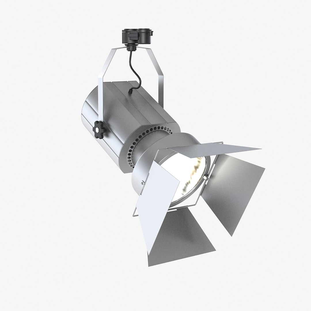 Gt-16t-tn Track Light Lamp 3d Max