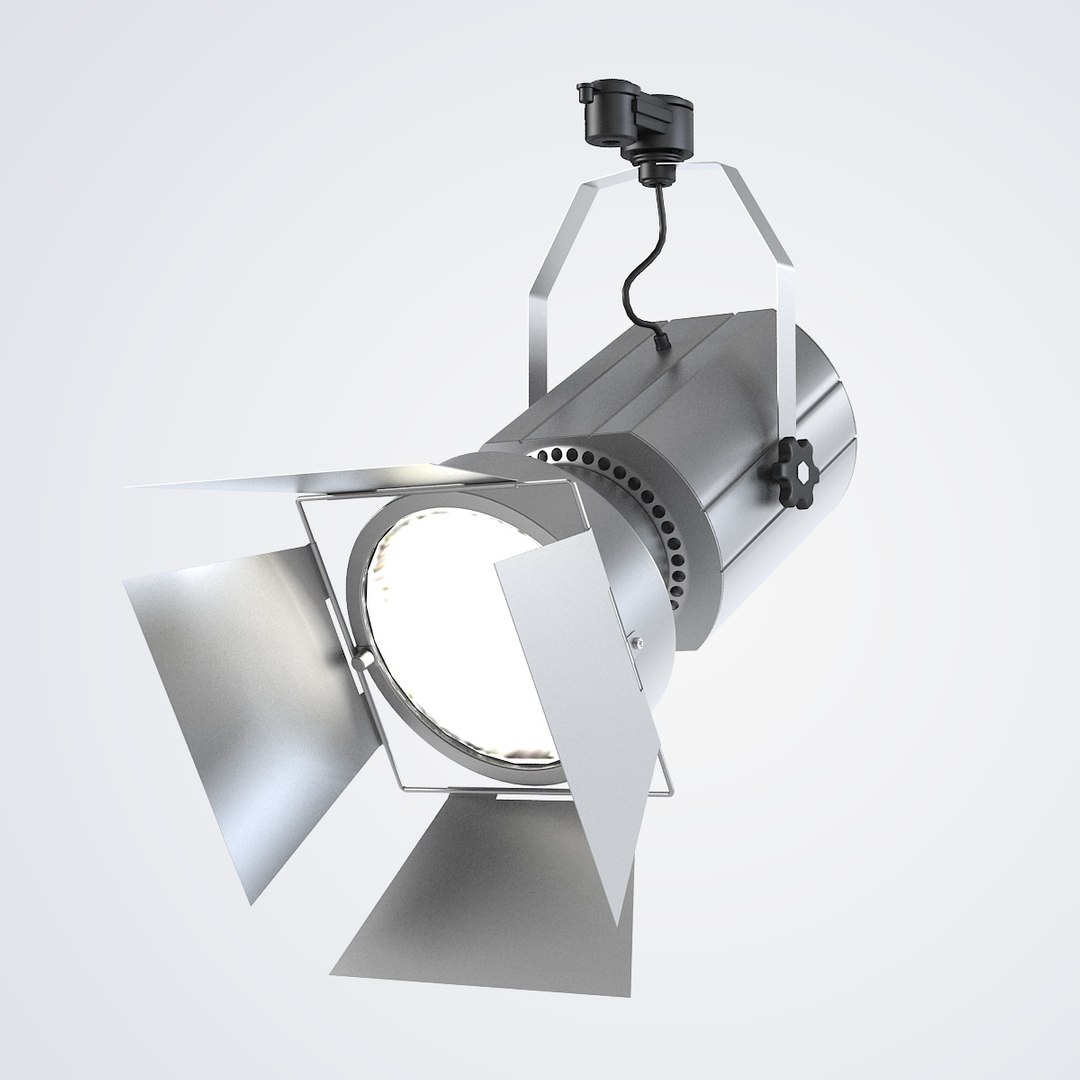 Gt-16t-tn Track Light Lamp 3d Max