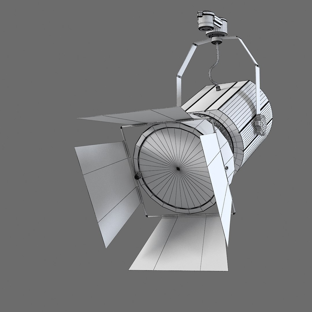 Gt-16t-tn Track Light Lamp 3d Max