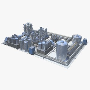 Refinery 3D Models for Download | TurboSquid