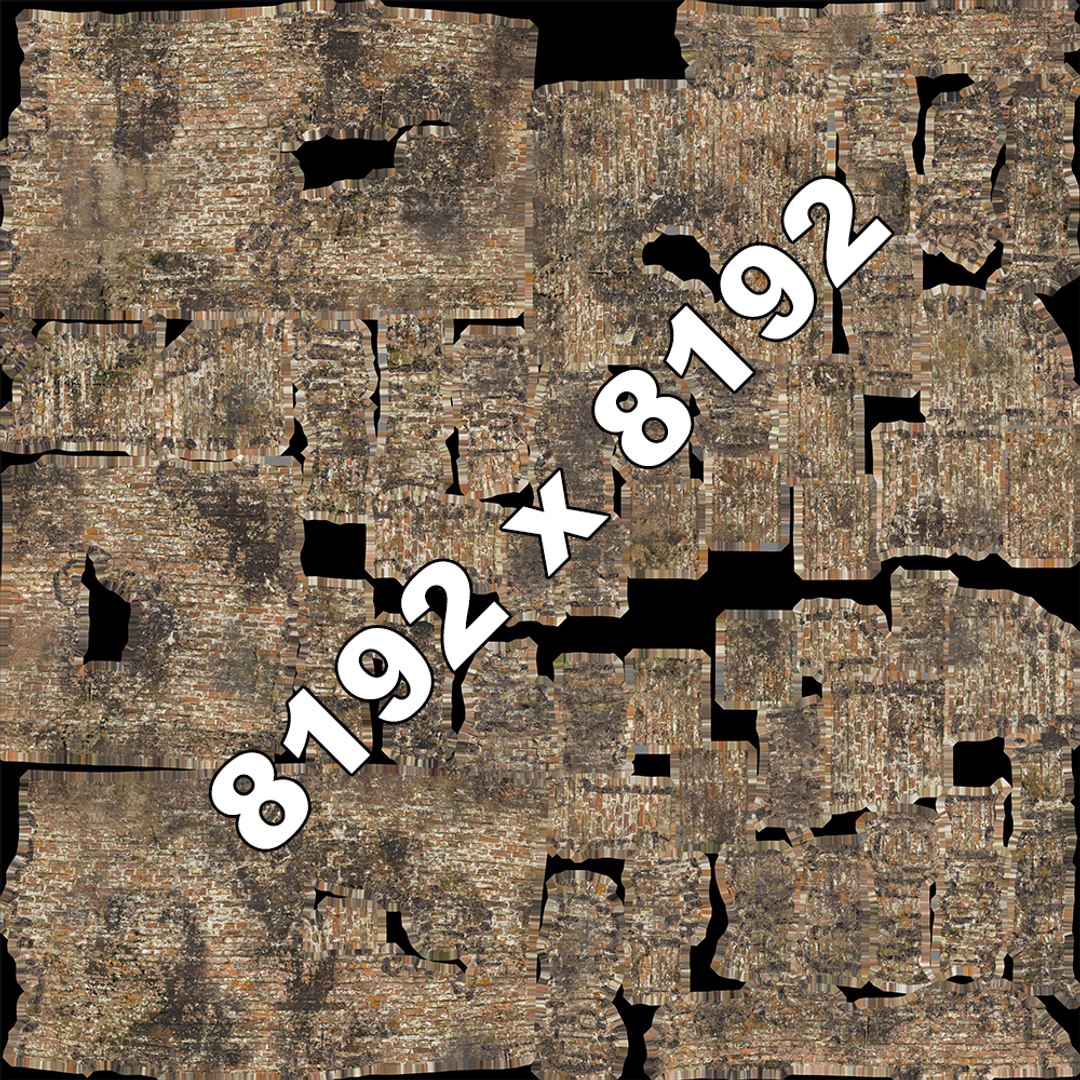 3d Wall Ruins