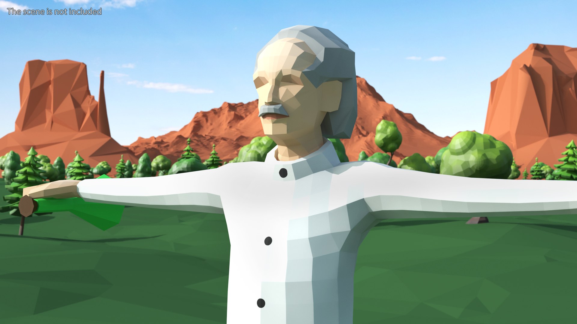 3D Scientist Low Poly Rigged For Cinema 4D - TurboSquid 2193521