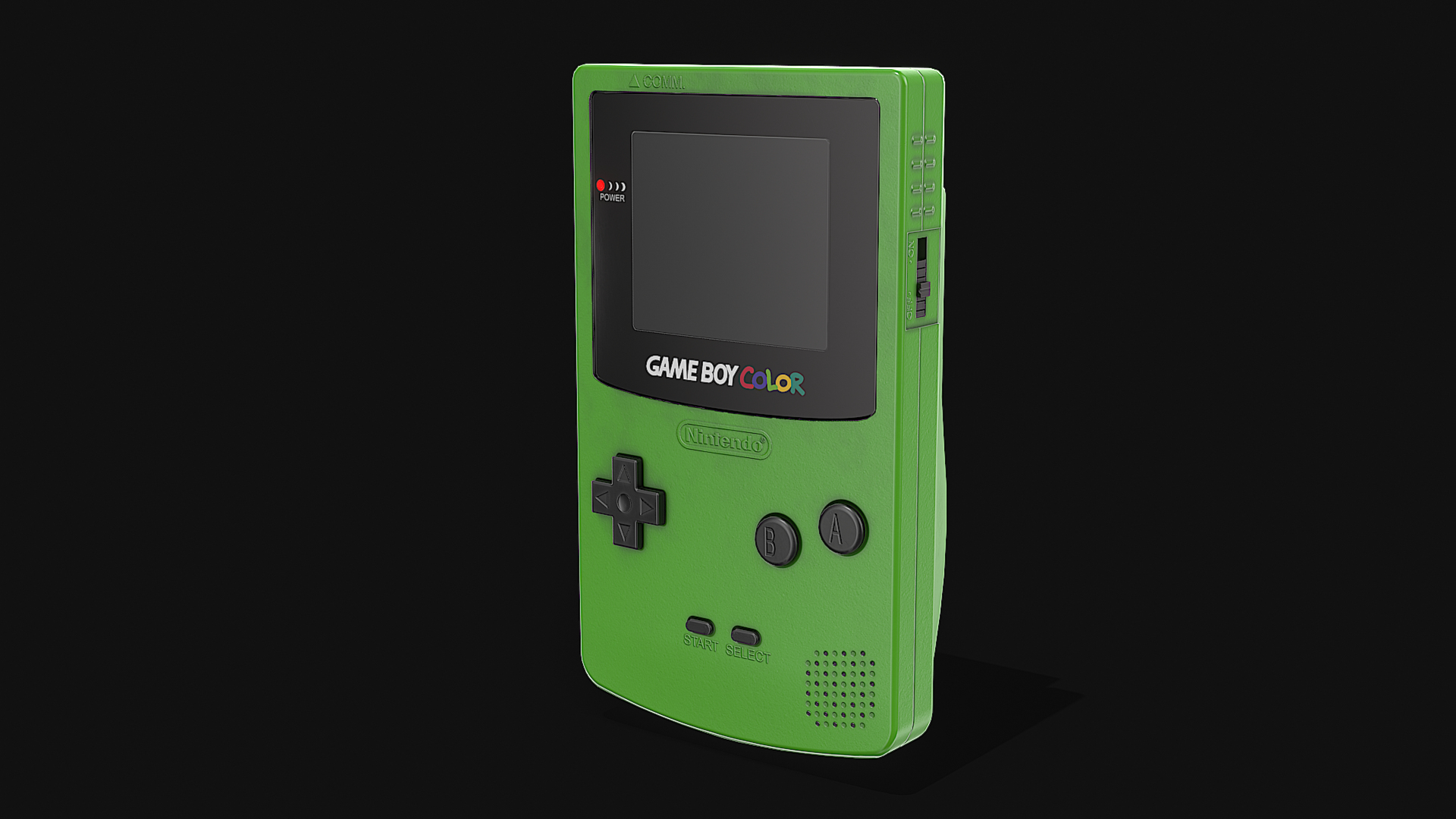 3D Nintendo Game Boy Color - Green Model - TurboSquid 2167366