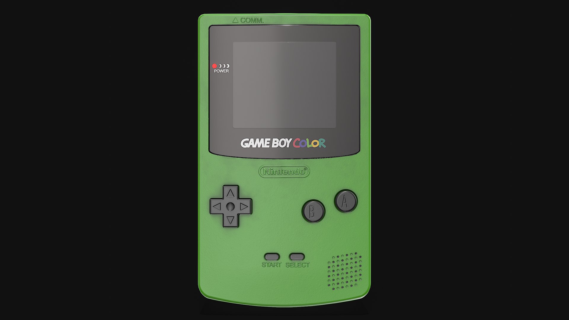 3D Nintendo Game Boy Color - Green Model - TurboSquid 2167366