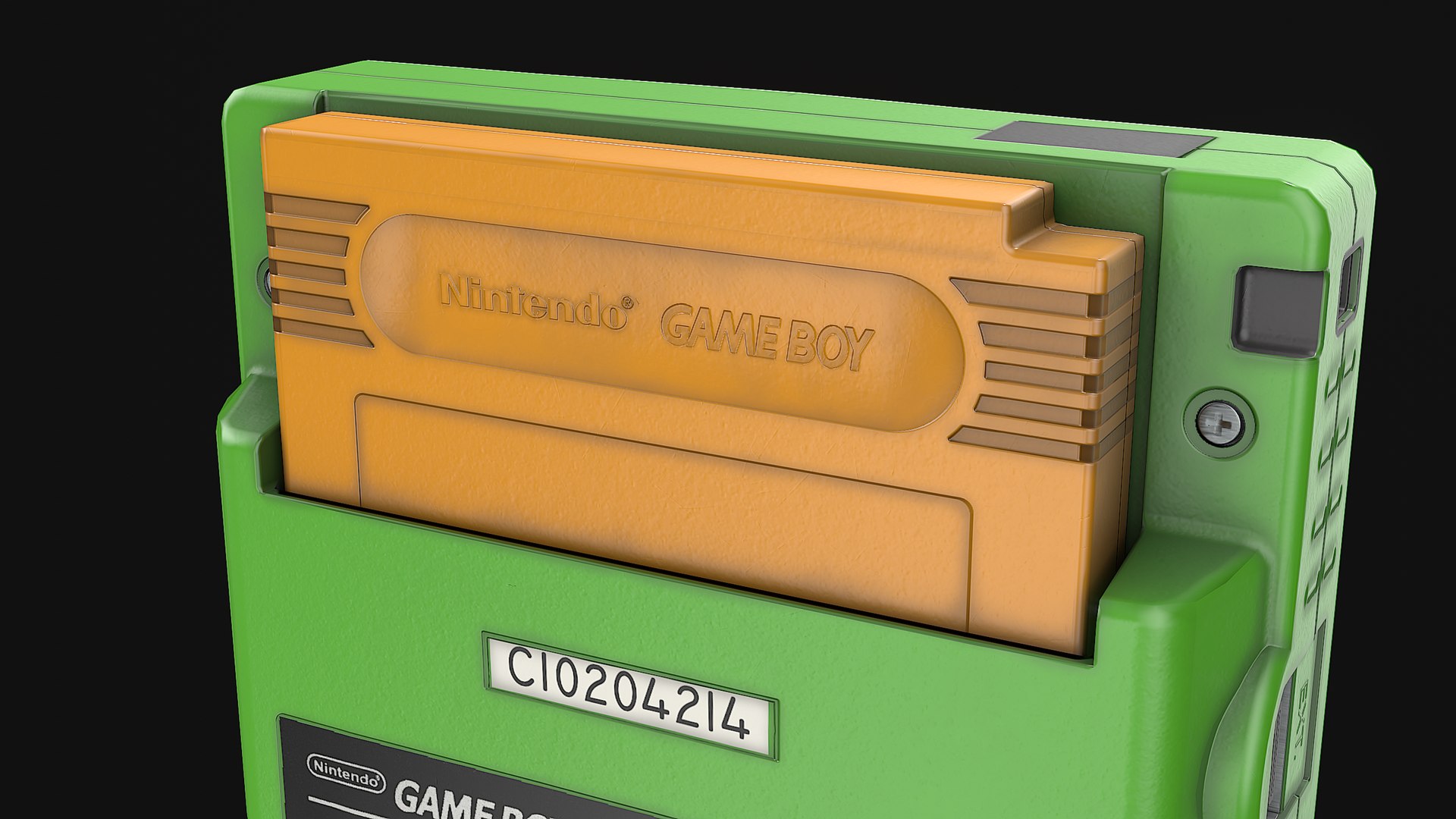 3D Nintendo Game Boy Color - Green Model - TurboSquid 2167366