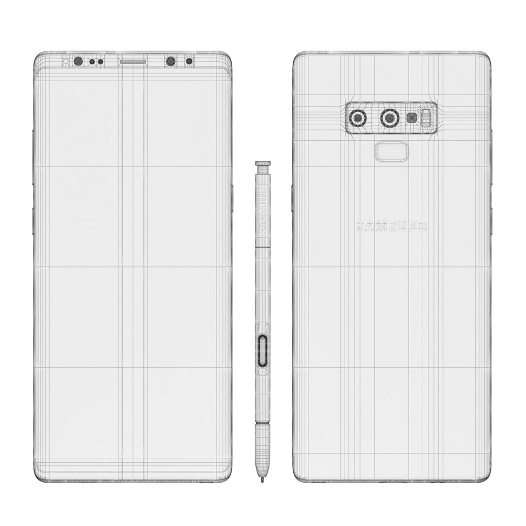 3D samsung galaxy note 9 model - TurboSquid 1297397