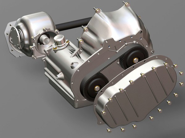 modelo 3d Transmisión 4spd fwd thm425 w - TurboSquid 581734