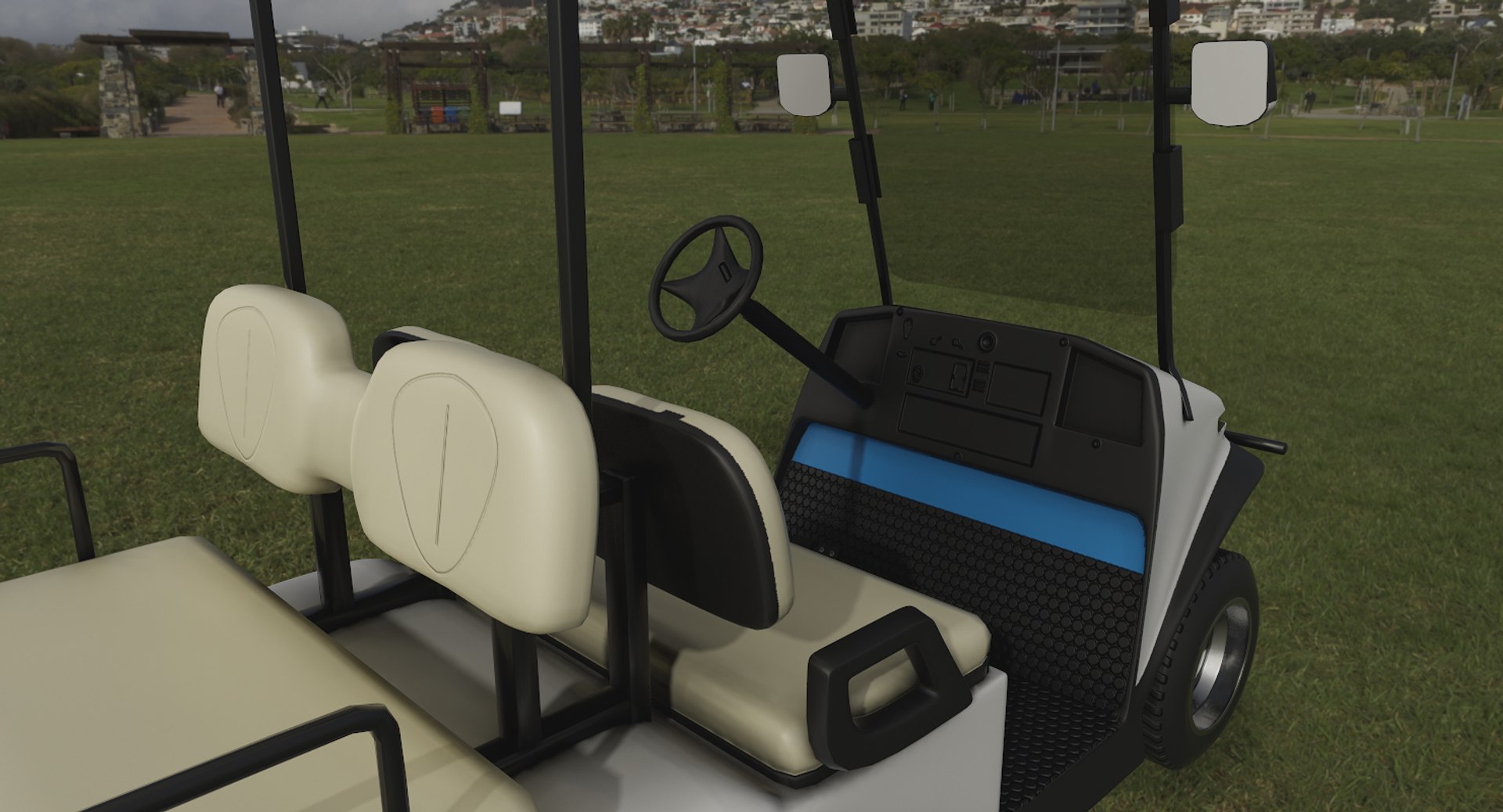 3D Realistic Golf Cart Model - TurboSquid 1338976