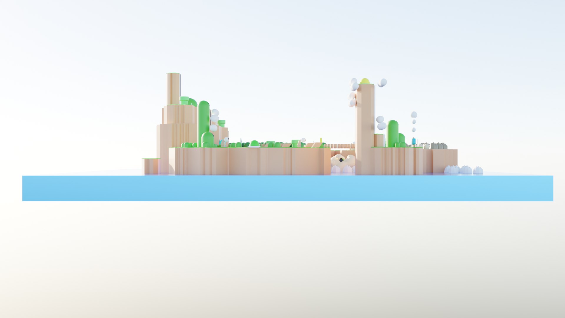 3D Super Mario World Map Model - TurboSquid 1840904
