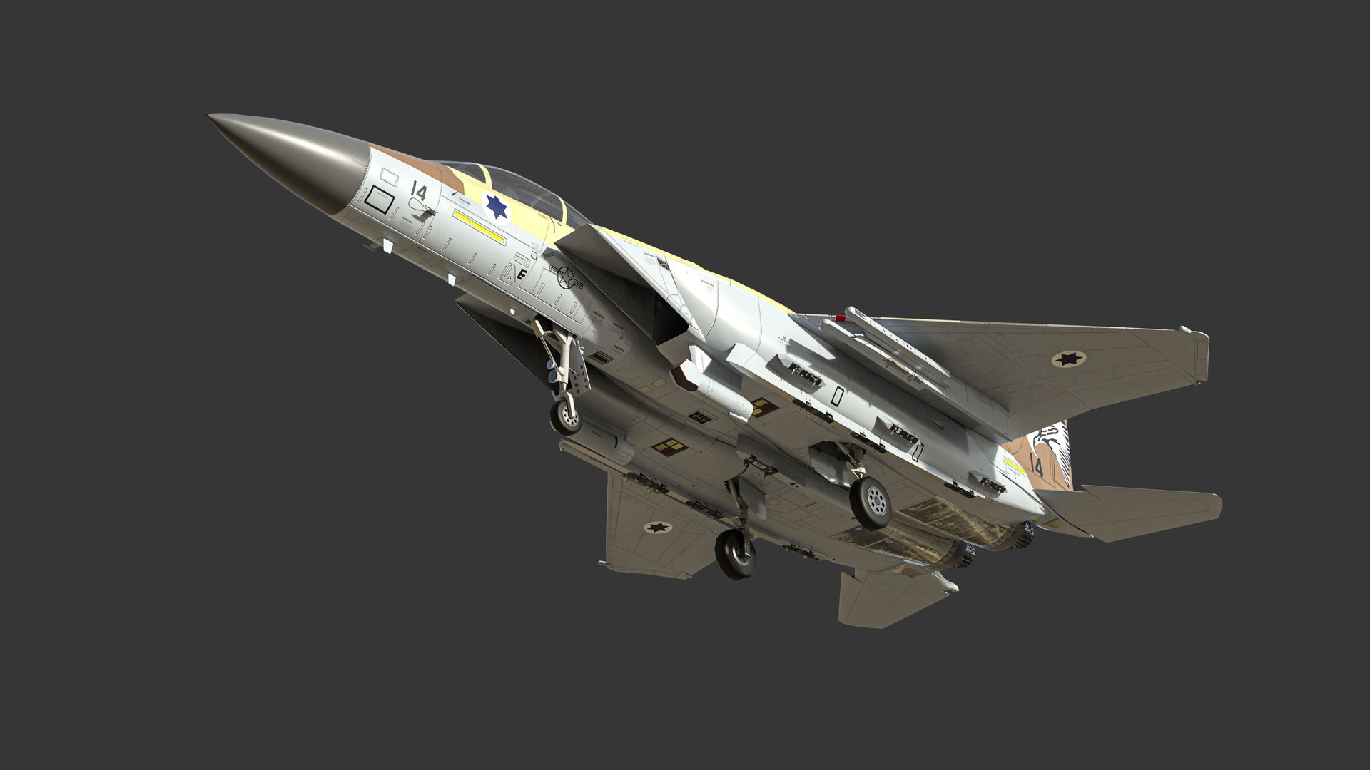 F-15E Israeli Version F15-I 3D Model - TurboSquid 2053862