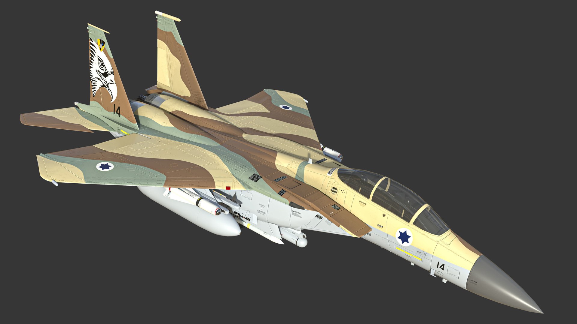F-15E Israeli Version F15-I 3D Model - TurboSquid 2053862