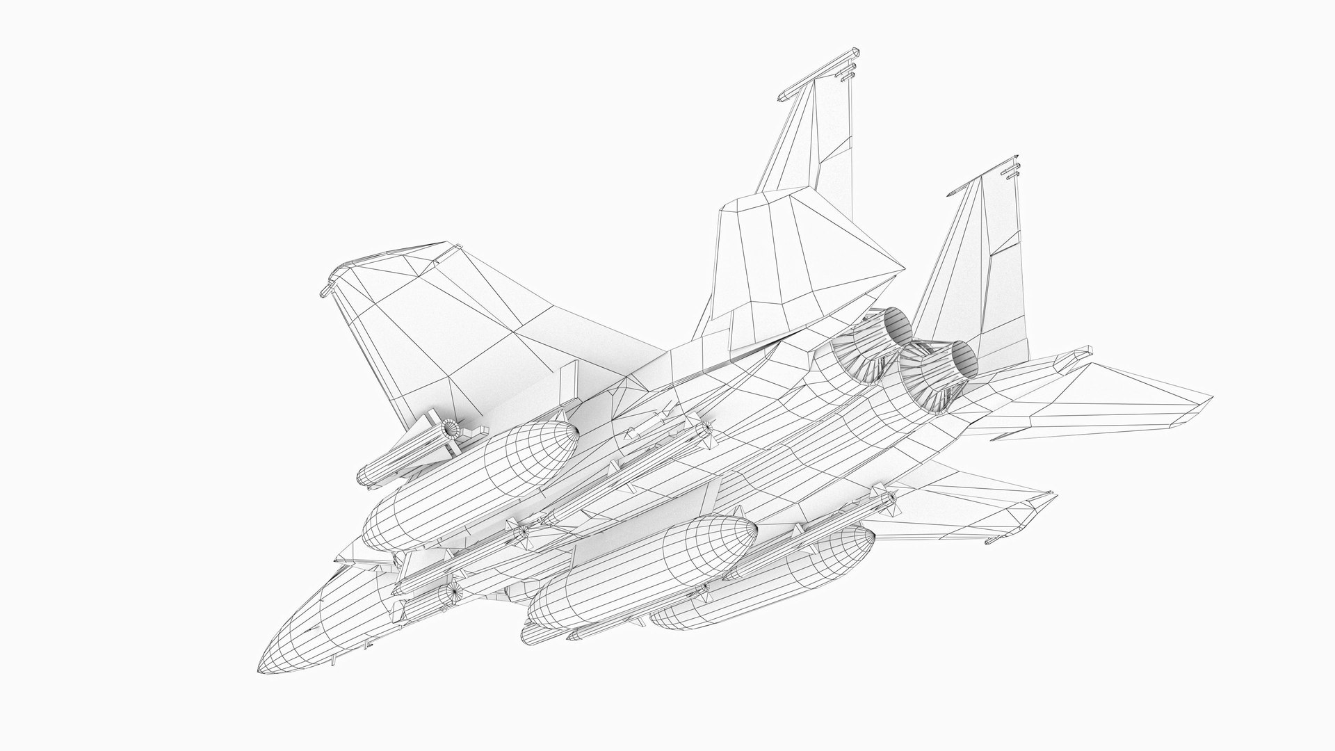 F-15E Israeli Version F15-I 3D Model - TurboSquid 2053862