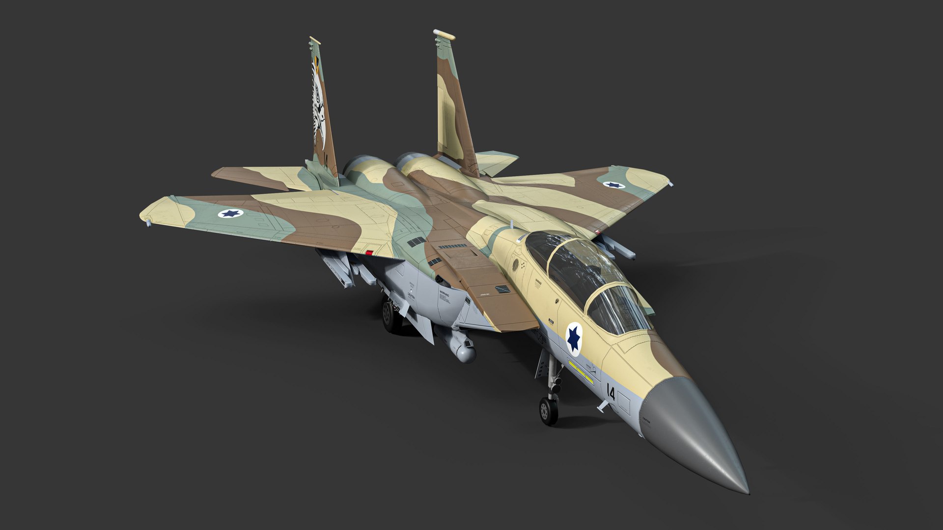 F-15E Israeli Version F15-I 3D Model - TurboSquid 2053862