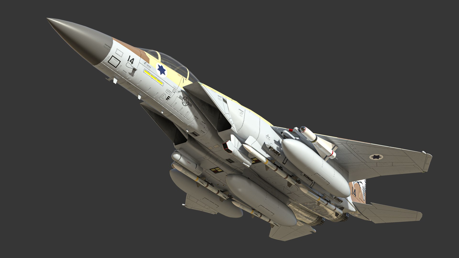 F-15E Israeli Version F15-I 3D Model - TurboSquid 2053862