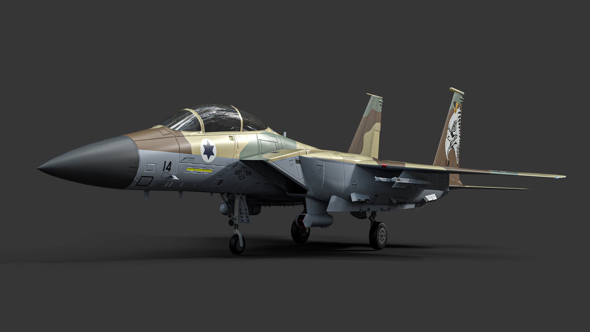 F-15E Israeli Version F15-I 3D Model - TurboSquid 2053862