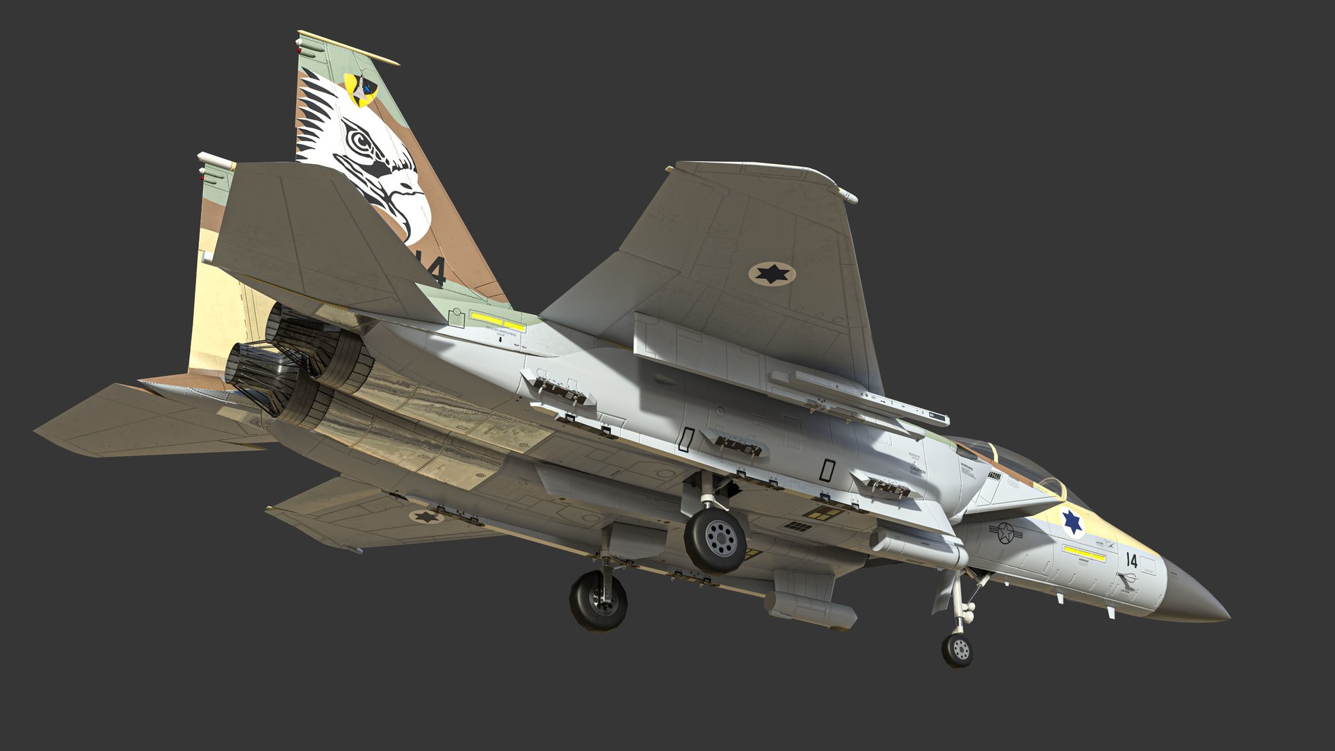 F-15E Israeli Version F15-I 3D Model - TurboSquid 2053862