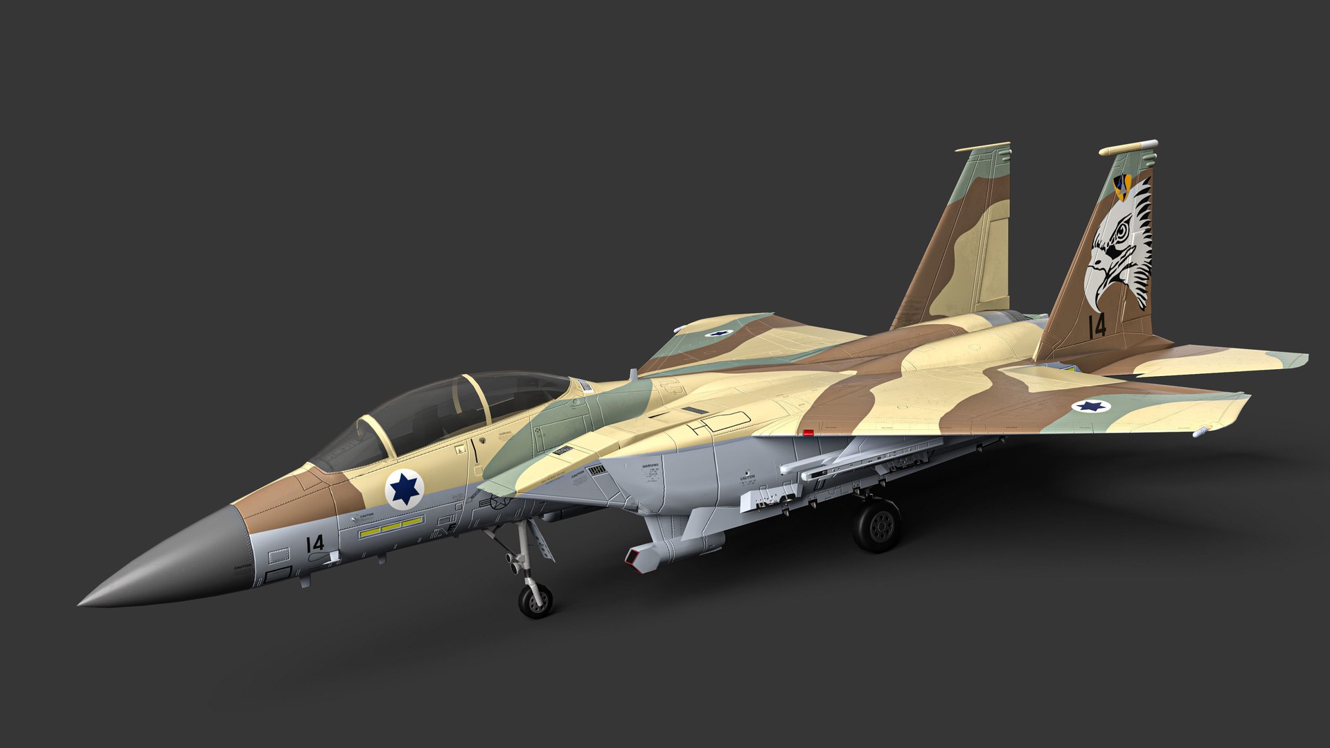 F-15E Israeli Version F15-I 3D Model - TurboSquid 2053862